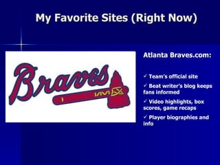My Favorite Websites | PPT
