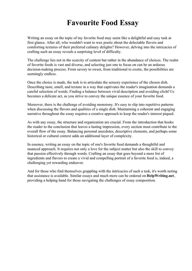 Favourite Food Essay.pdf