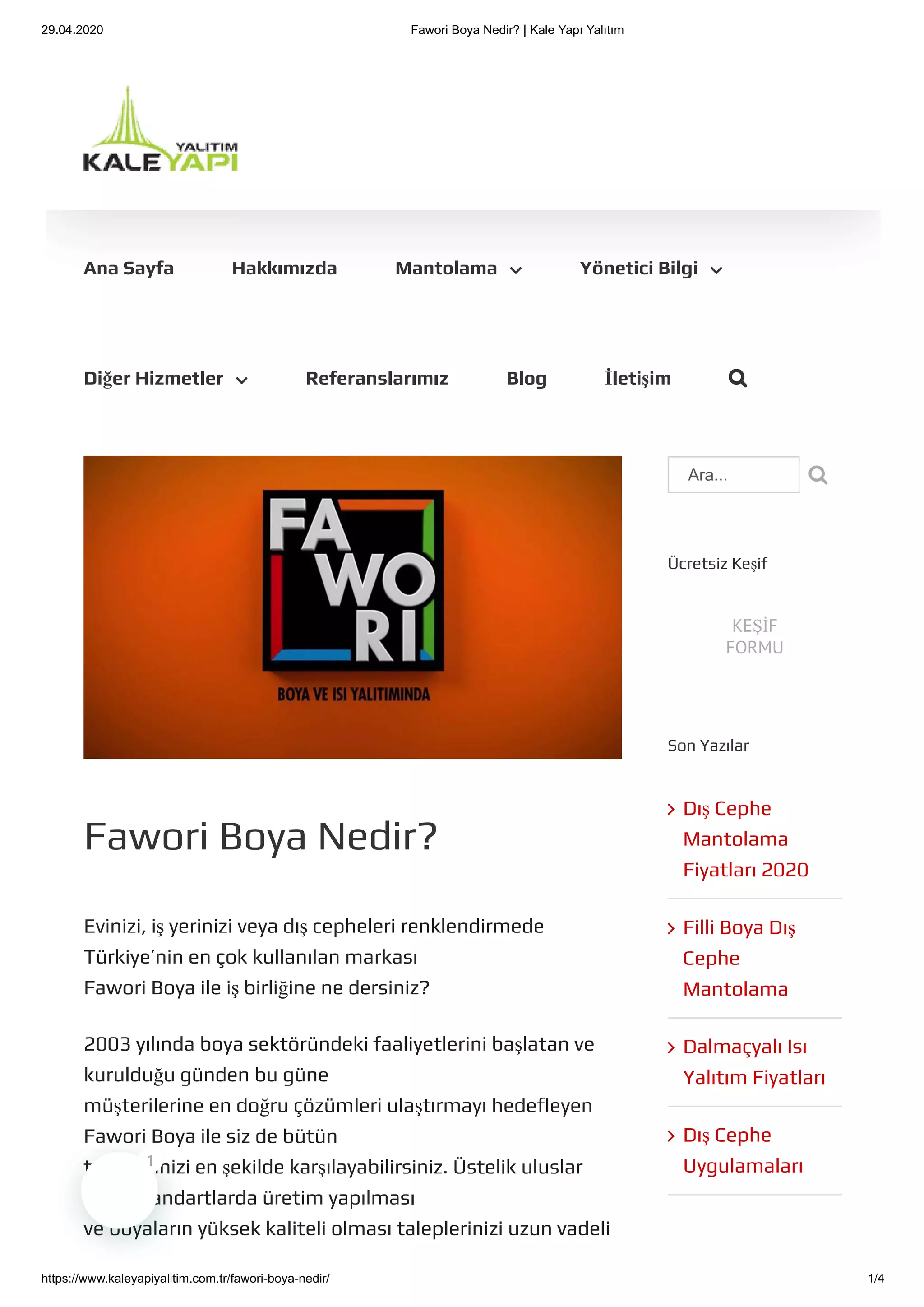 Fawori boya-nedir | PDF