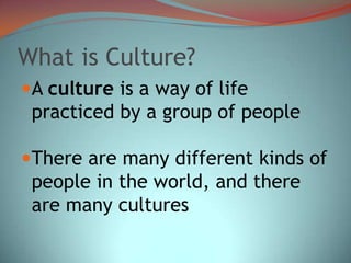 A World Of Culture | PPTX