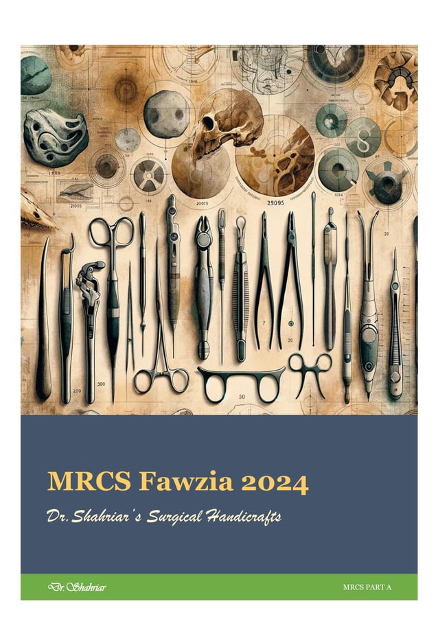 MRCS Fawzia 2024 illustrated by Dr.Shahriars Surgical Handicrafts | PDF | Lung and Respiratory ...