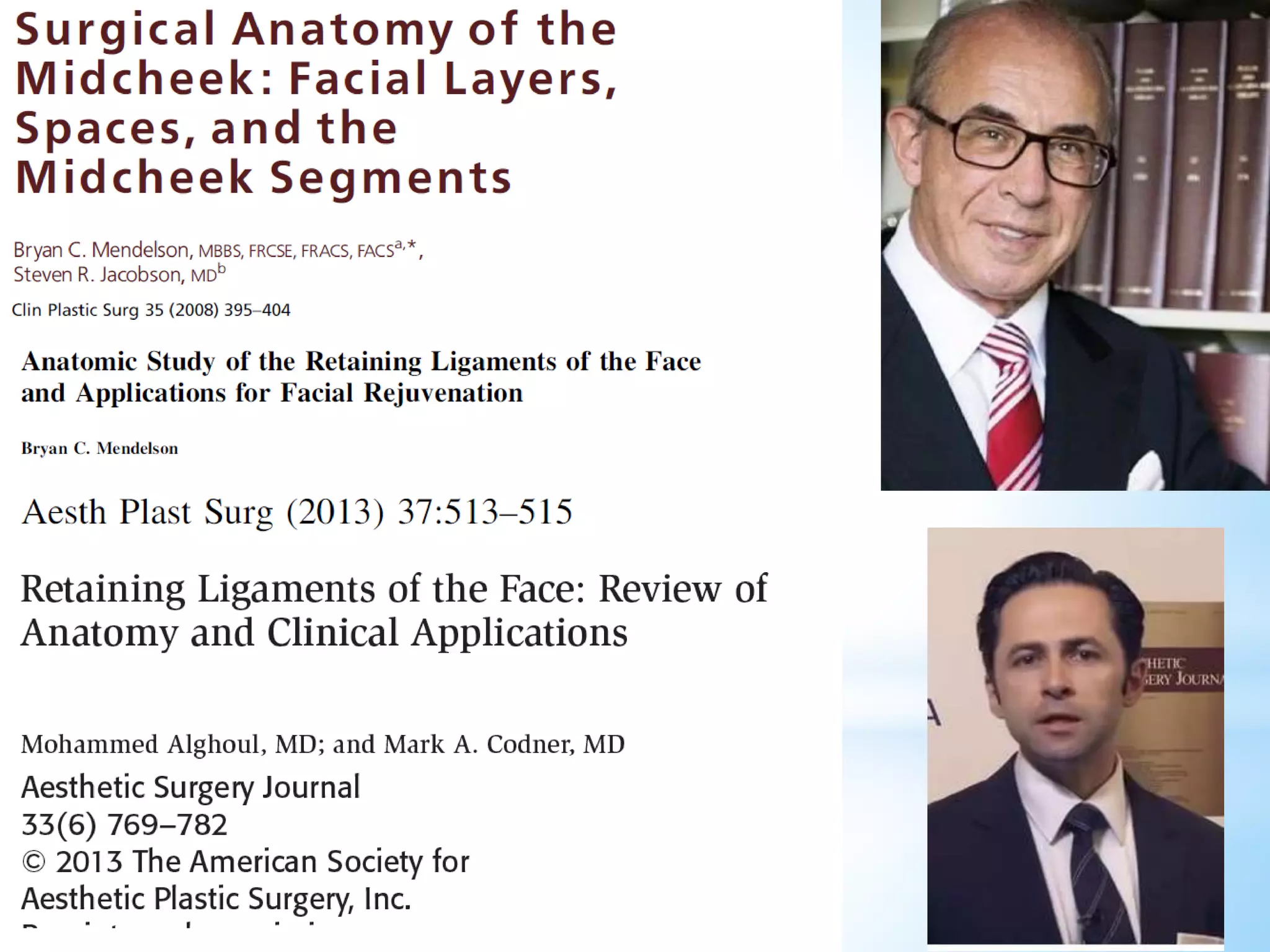 Fawzy a fat compartments and retaining ligaments of the face | PPTX