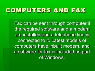MODERN FORMS OF COMMUNICATION | PPT