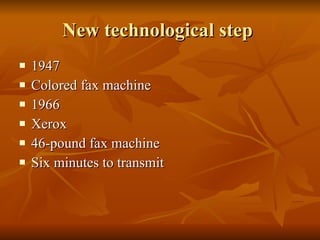 Fax Machine | PPT
