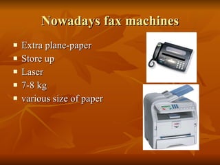 Fax Machine | PPT