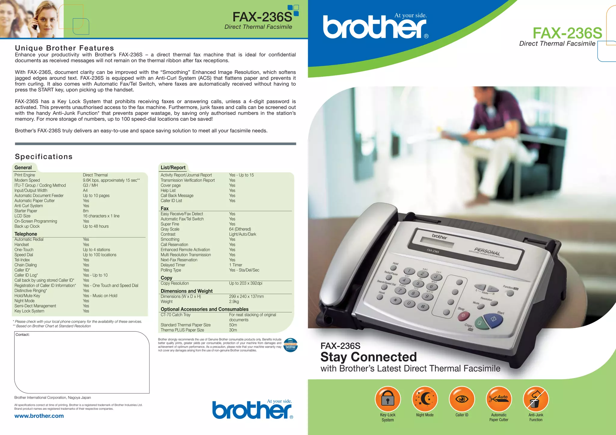 Fax236 s brochure | PDF