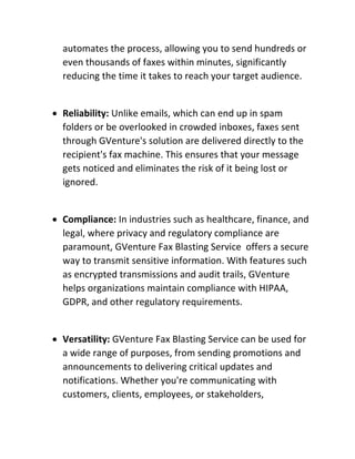 Elevate Your Communication: Accelerate Messaging with GVenture Fax ...