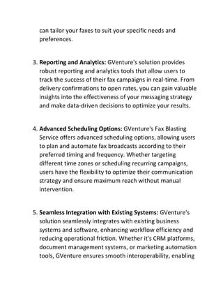Elevate Your Communication: Accelerate Messaging with GVenture Fax ...