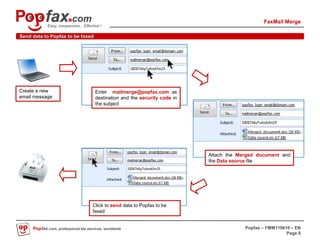 Faxmail merge | PPT