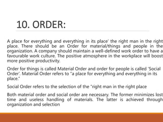 Henri Fayol's 14 Principles: Foundations of Modern Management | PPT