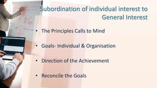 Fayols General theory of management | PPTX