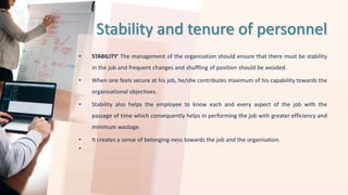 Fayols General theory of management | PPTX