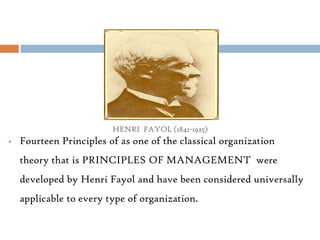 Fayol’s general administrative theory | PPTX