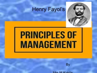 Fayol's principles of management | PPTX