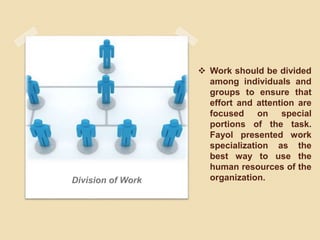 Fayol & the principle | PPTX