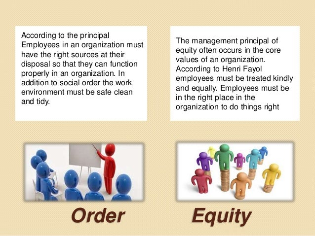 Fayol & the principle