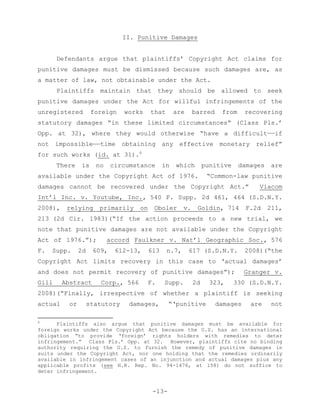 FindLaw | YouTube Copyright Infringement Case Opinion | PDF | Legal ...