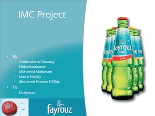 Fayrouz IMC Plan + designs options | PDF