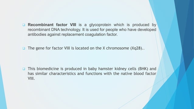 Factor Viii Hemophilia | PPTX