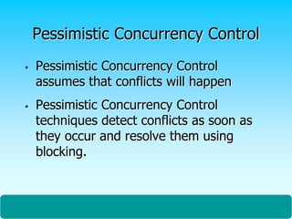 Fazal rafi.. database concurancy control and recovery | PPT