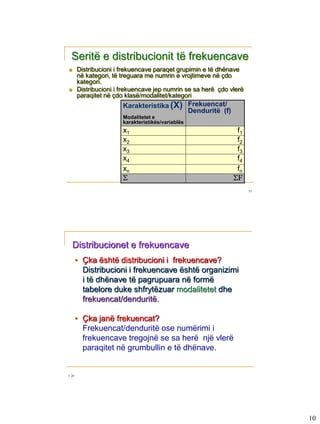 Fazat e studimit statistikor | PDF