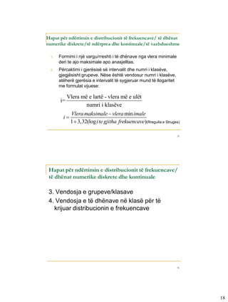 Fazat e studimit statistikor | PDF