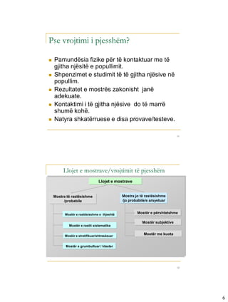 Fazat e studimit statistikor | PDF