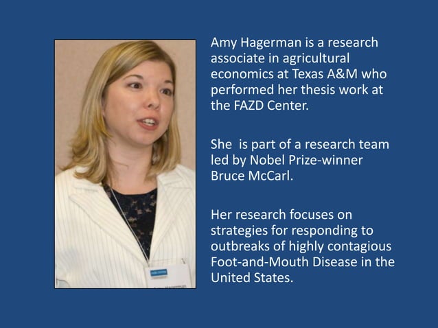 Education in Zoonotic Diseases Makes America Safer | PPTX