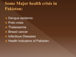 Health condition in pakistan | PPTX