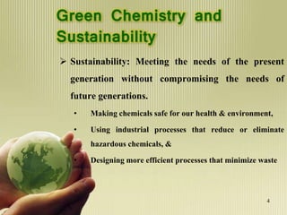 green chemistry | PPTX