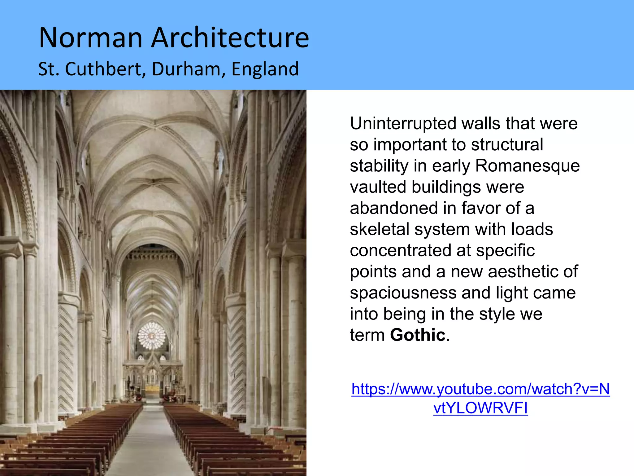 Chapter Eight: Early Medieval and Romanesque Architecture | PPT