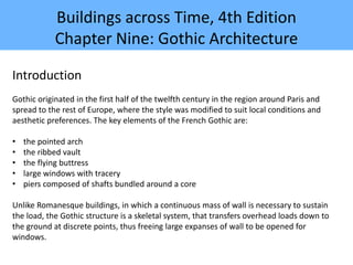 Chapter Nine: Gothic Architecture | PPT