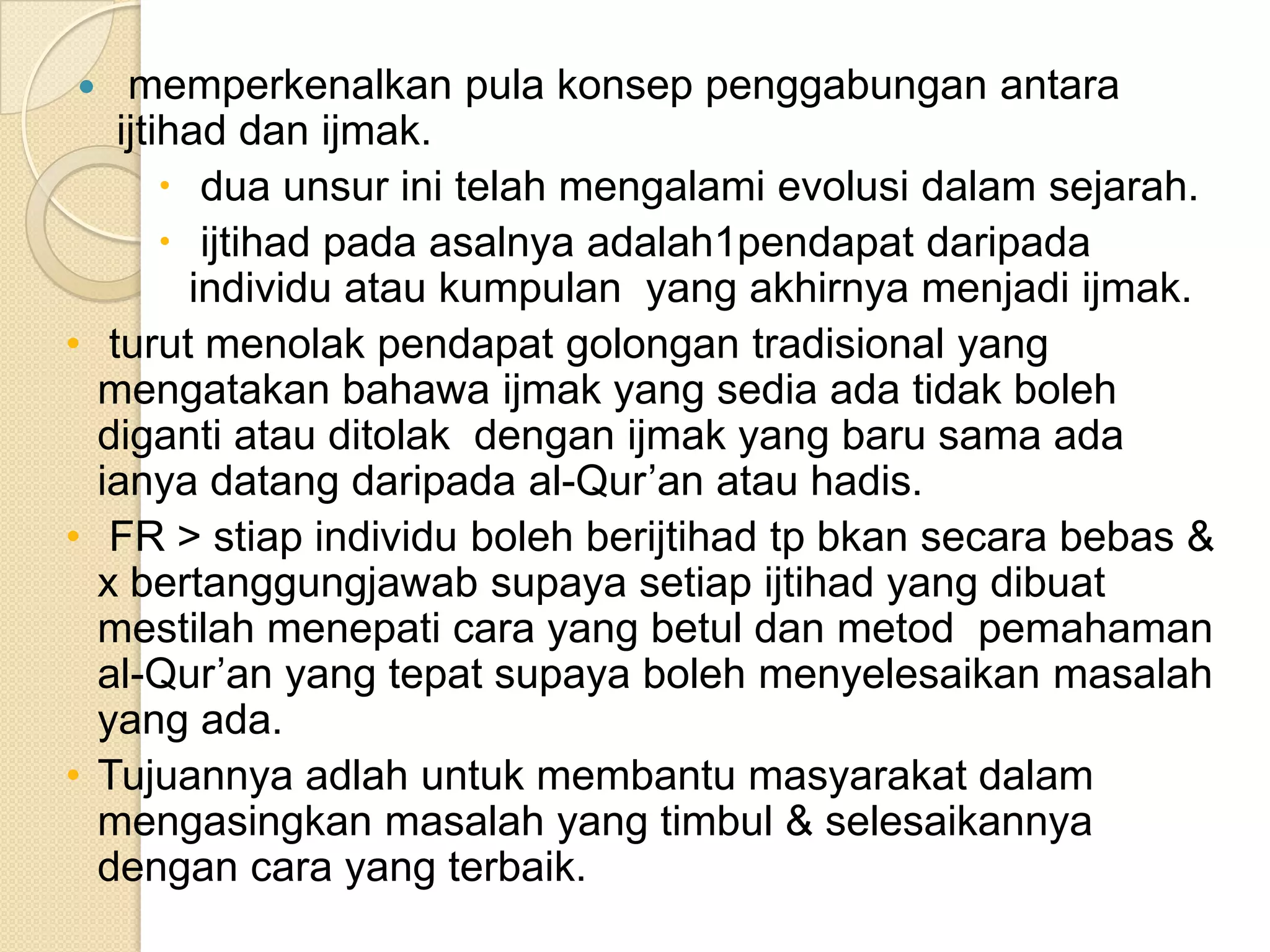 tokoh pemikiran islam semasa: Fazlur rahman ( fpi ukm) | PPTX