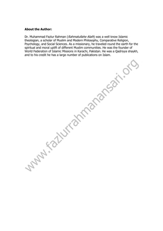 Fazlur rahman what is islam | PDF