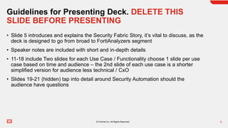 Simplify SOC Automation with FortiAnalyzer | PPTX