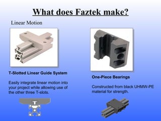Faztek T-Slotted Aluminum Extrusion Overview | PPT
