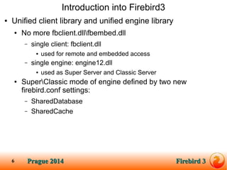 SuperServer in Firebird 3 | PPT