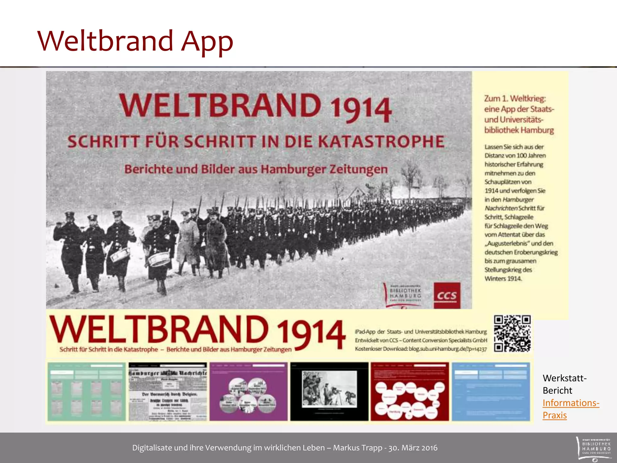 Digitalisate und ihre Verwendung im wirklichen Leben | PPT ...