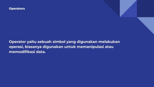 FB-CWB-Dart-Language-Programming.pdf dart flutter sampai jago | PPT