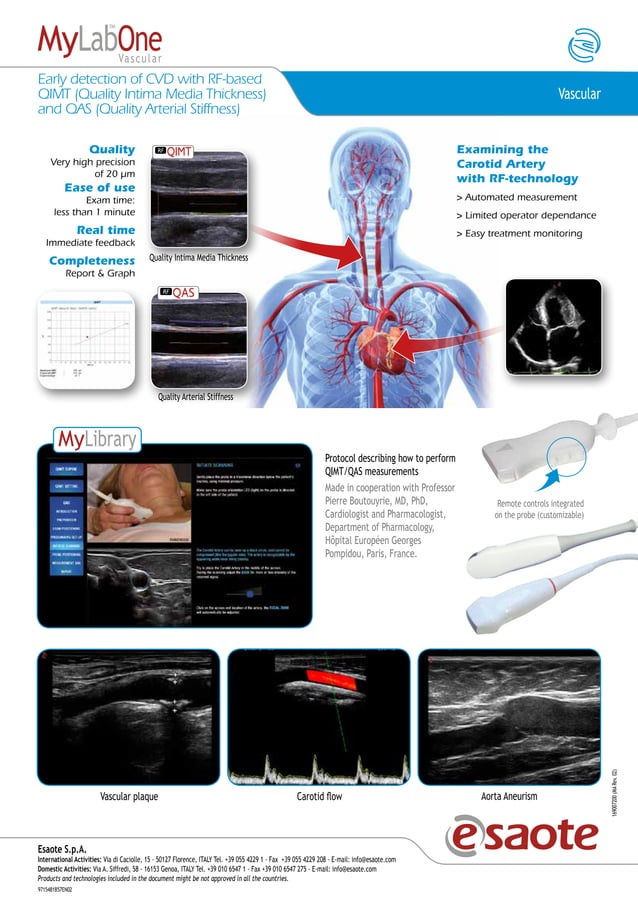 Esaote MyLab One Vascular | PDF