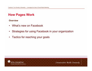 Facebook - form Novelty to Necessity | PDF