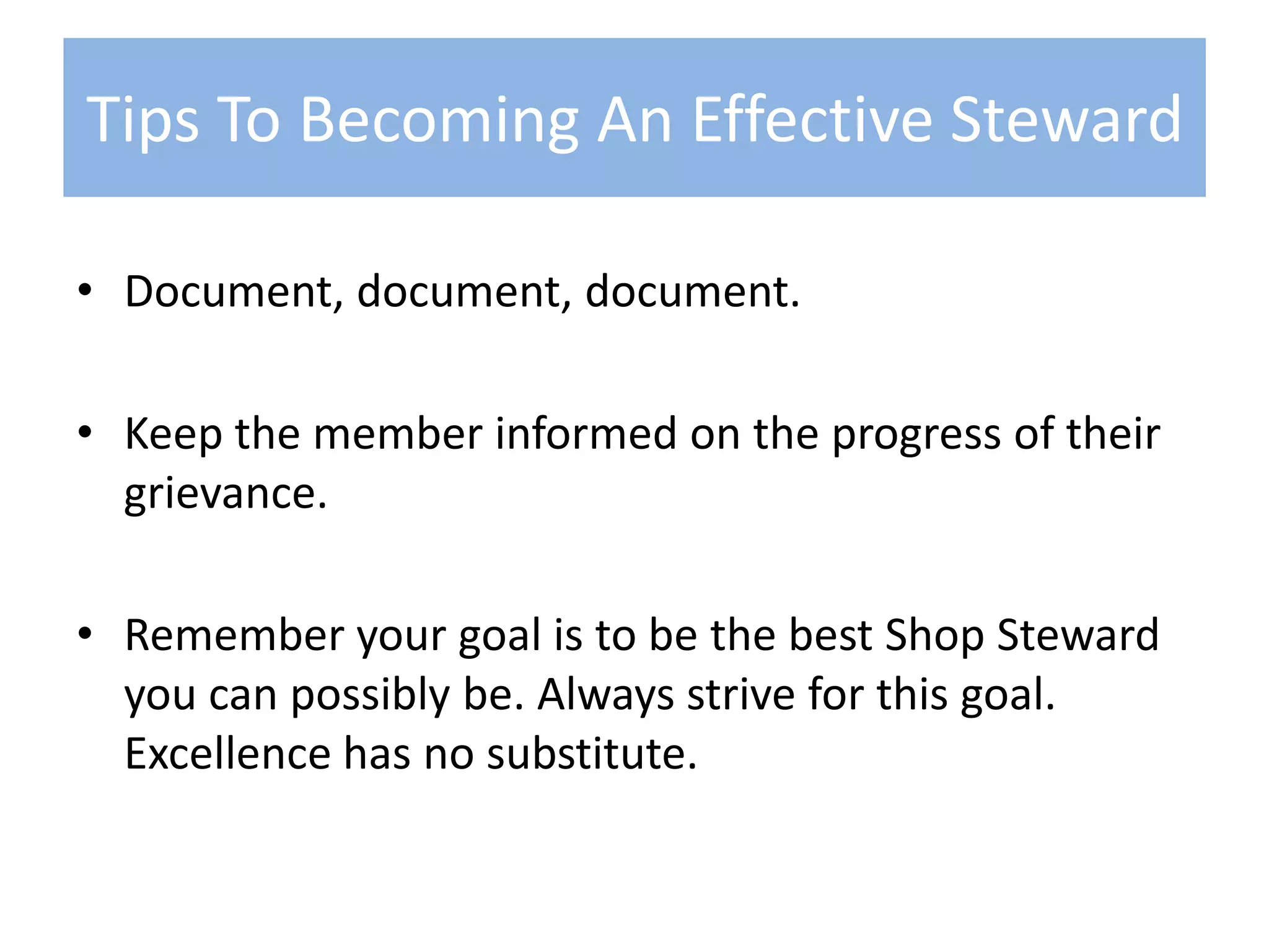Role of an IAM Shop Steward | PPTX