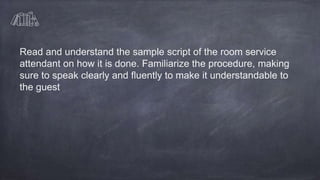 F&B - ROOM SERVICE.pptx