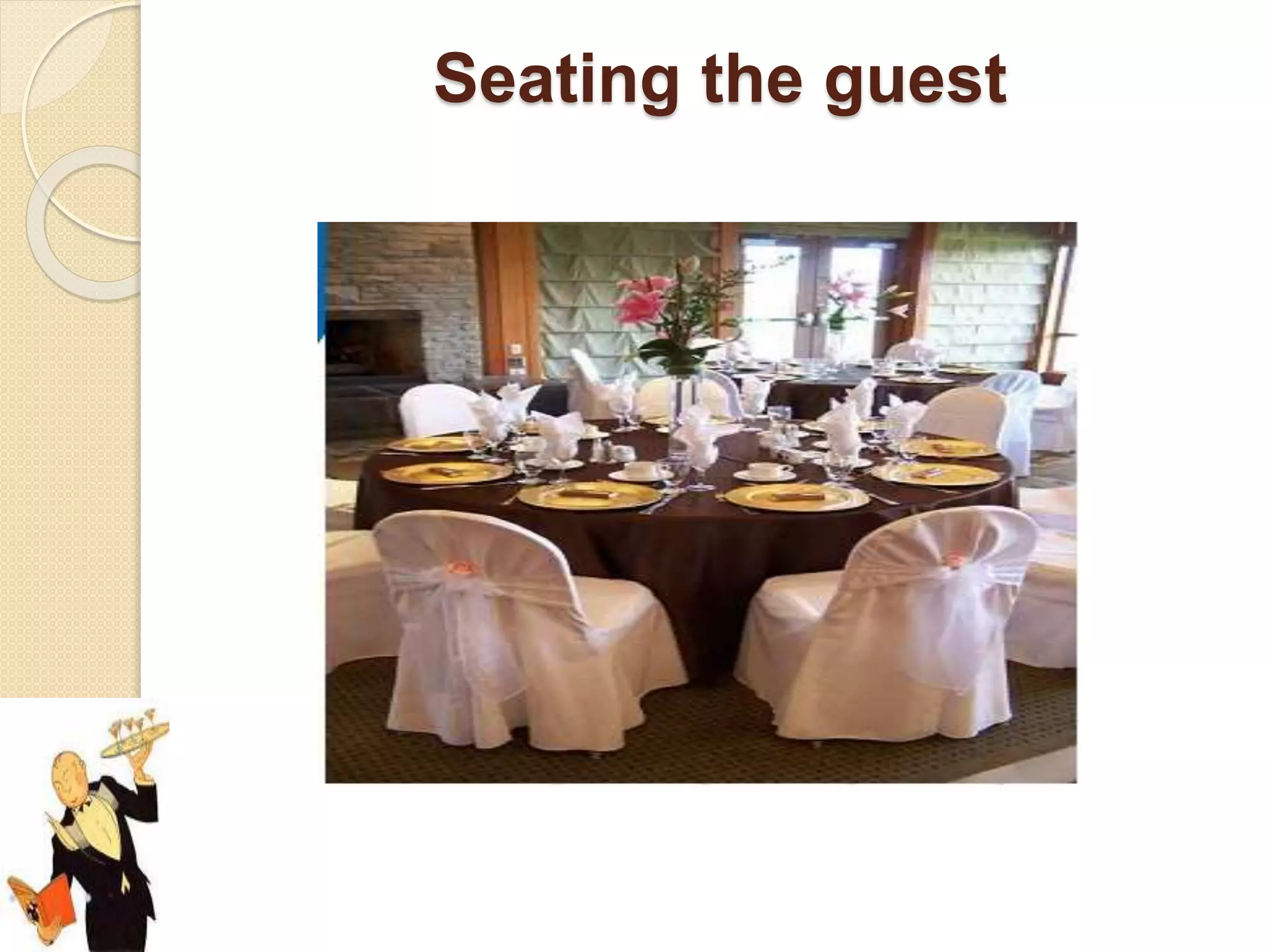 sequence of service in Restaurant | PPTX