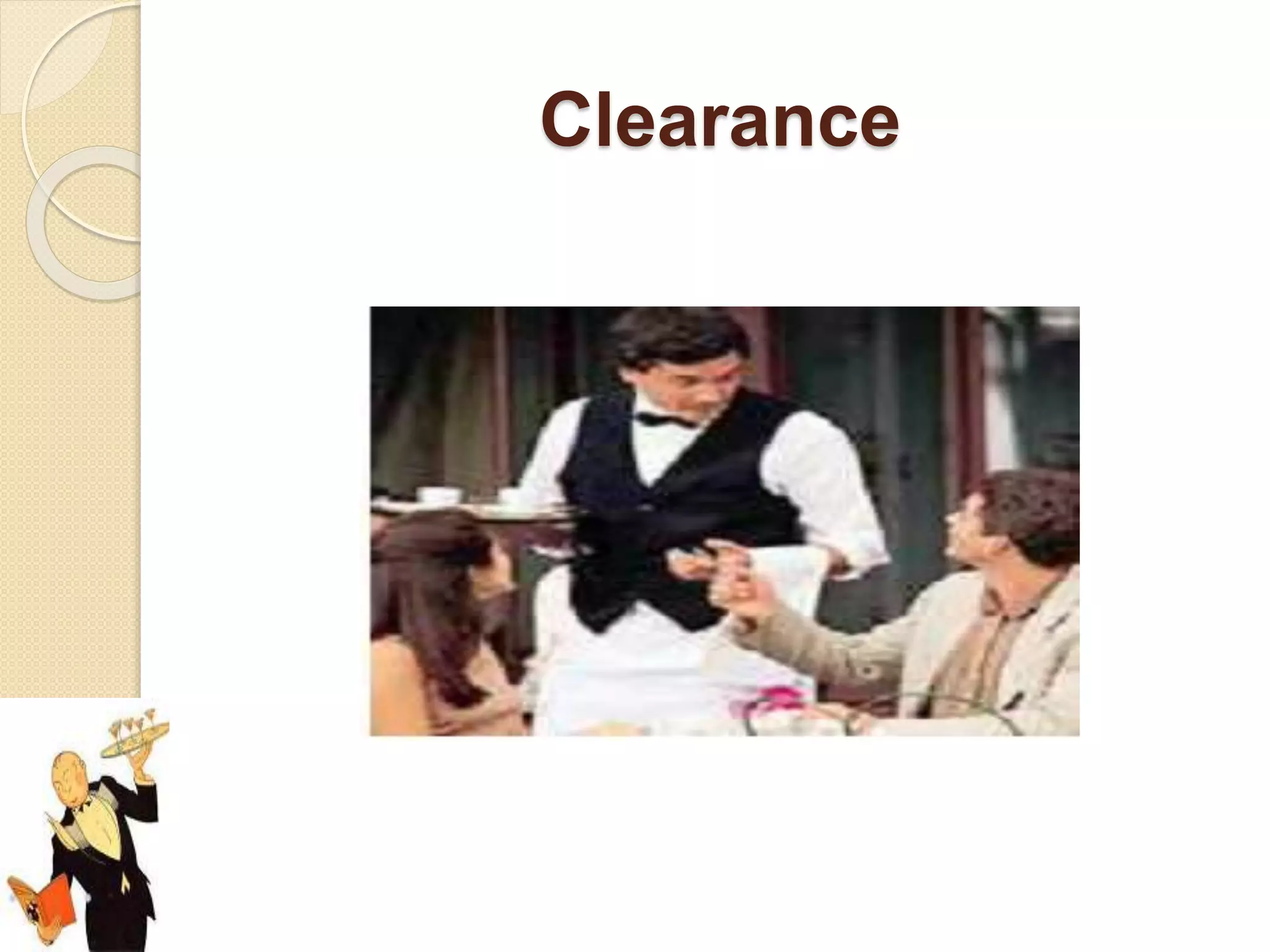 sequence of service in Restaurant | PPTX