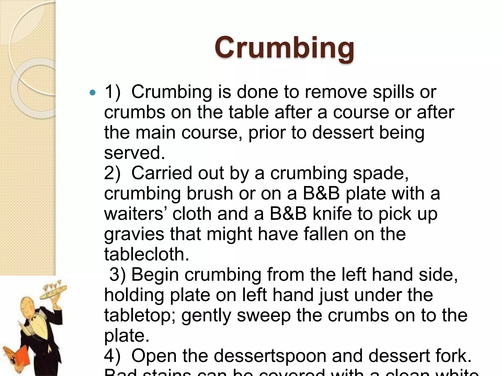 sequence of service in Restaurant | PPTX