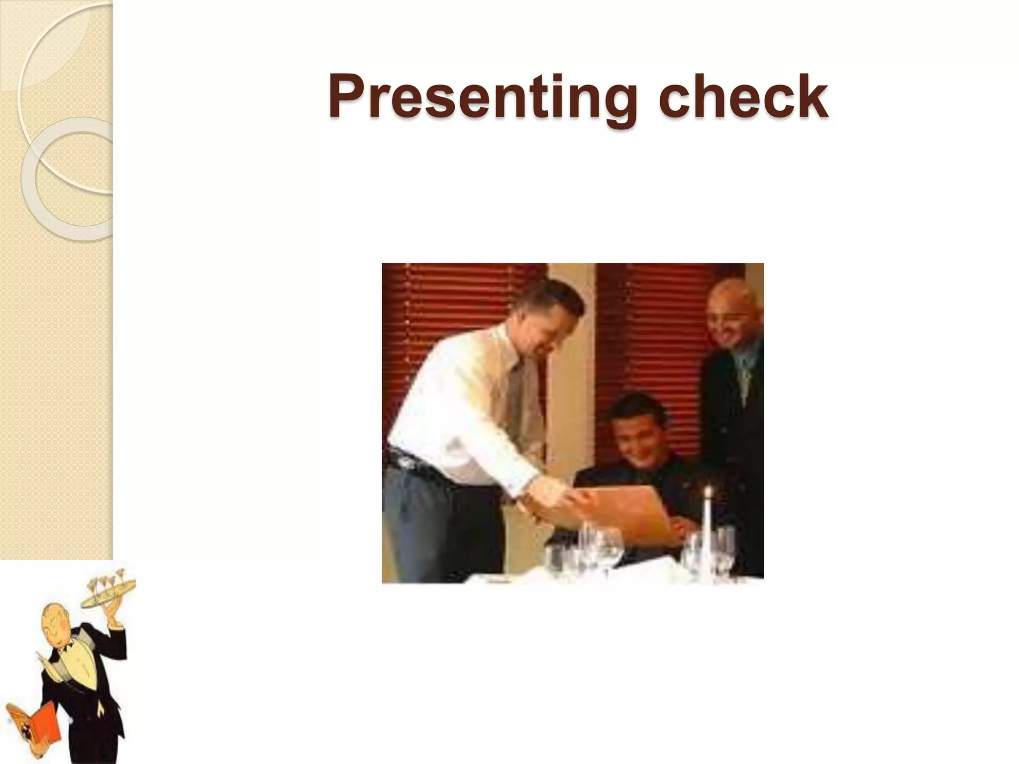 sequence of service in Restaurant | PPTX