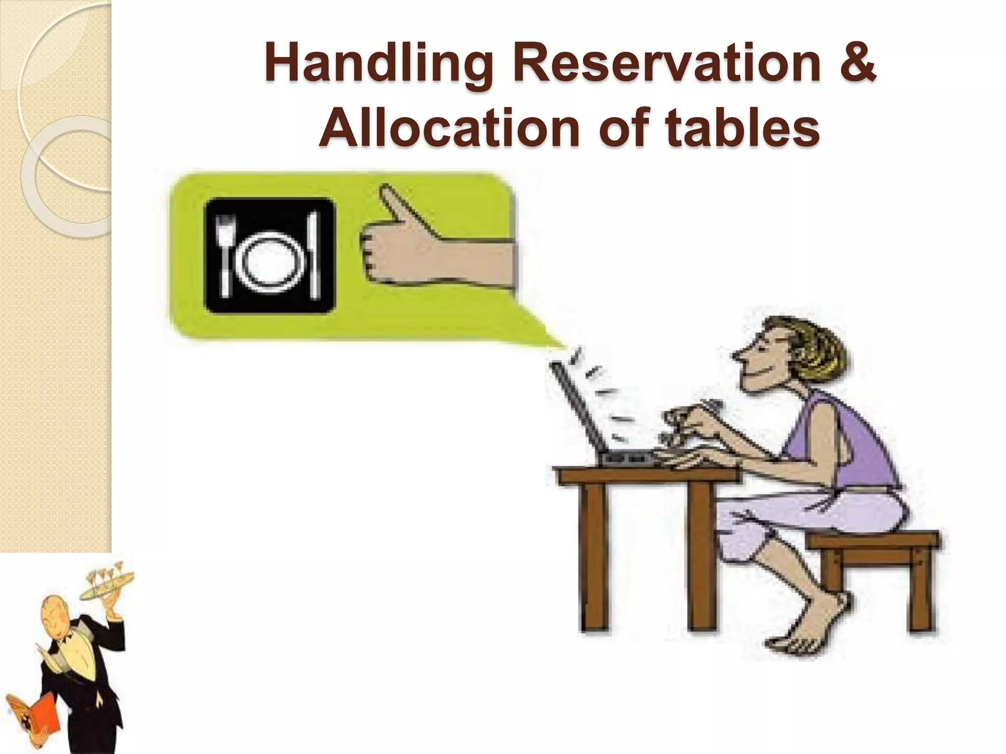 sequence of service in Restaurant | PPTX
