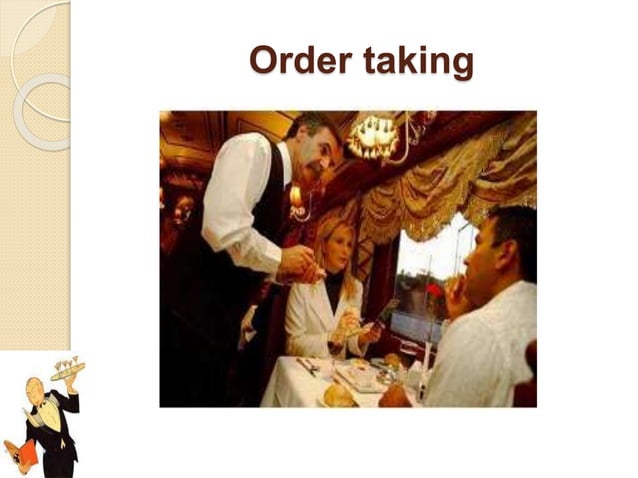 sequence of service in Restaurant | PPTX