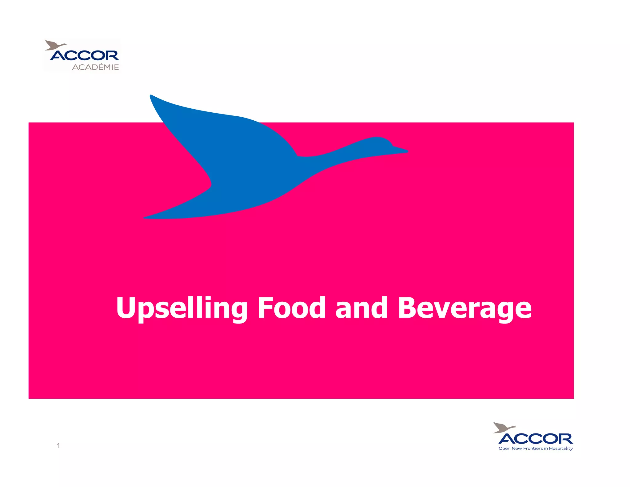 Up selling FnB Service training | PDF